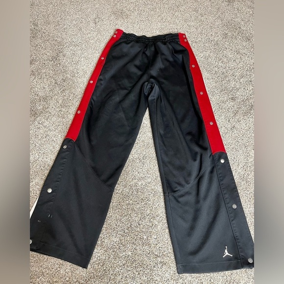 Jordan | Pants | Vintage Air Jordan Jumpman Red Black Joggers Track ...